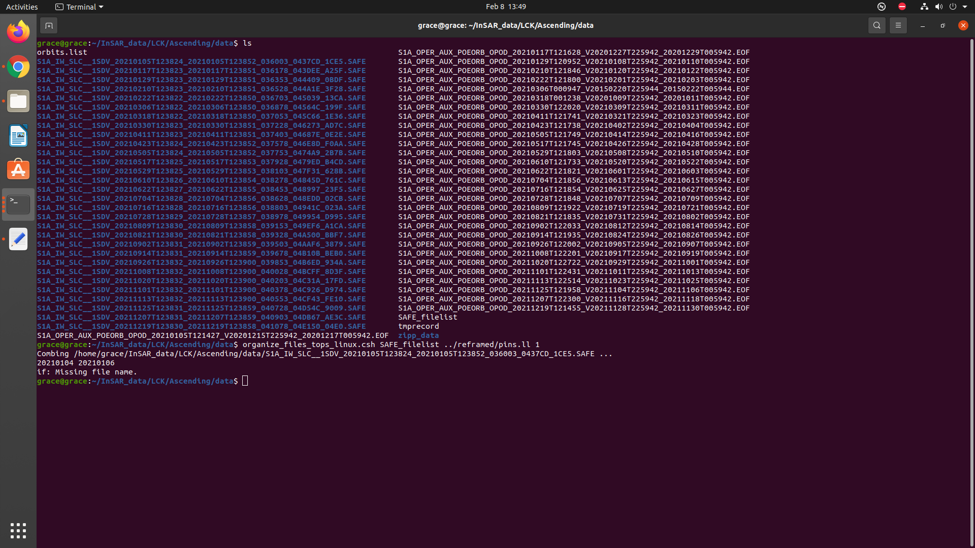 [Help]: organize_files_tops_linux.csh error · Issue #274 · gmtsar/gmtsar · GitHub