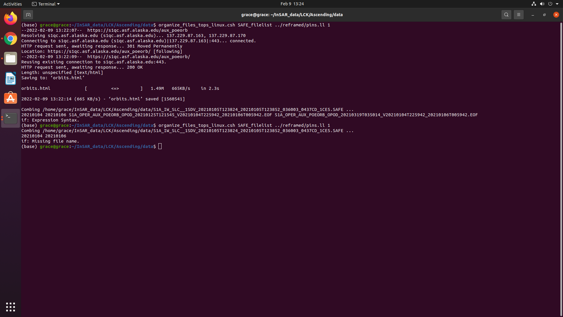 [Help]: organize_files_tops_linux.csh error · Issue #274 · gmtsar/gmtsar · GitHub