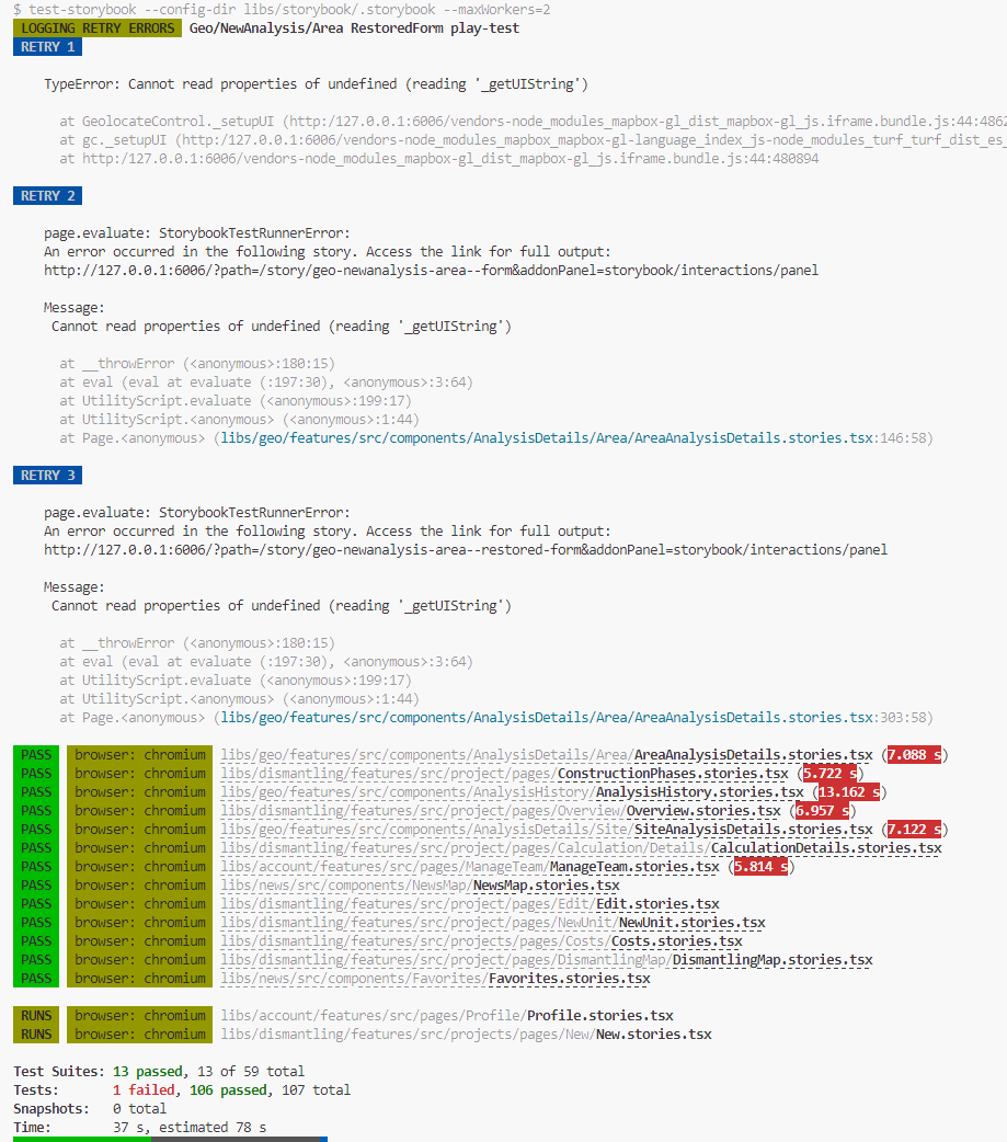 [bug] Jest Retrytimes Does Not Work Correctly · Issue 337 · Storybookjs Test Runner · Github