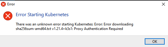 Proxy Authentication fails · Issue #583 · rancher-sandbox/rancher-desktop · GitHub