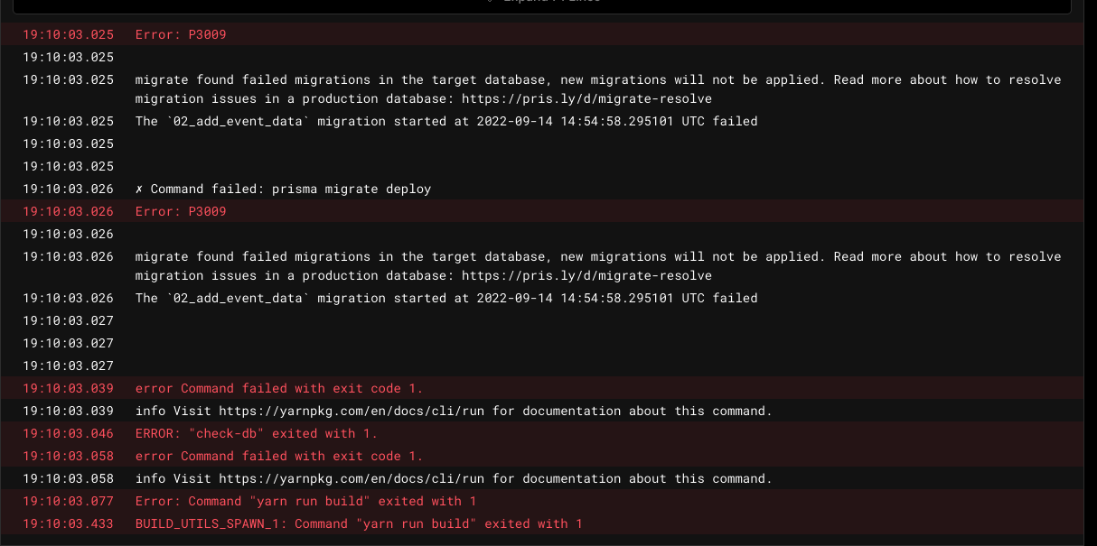 Deployment Failed 1.37 to 1.40 · Issue #1842 · umami-software/umami · GitHub