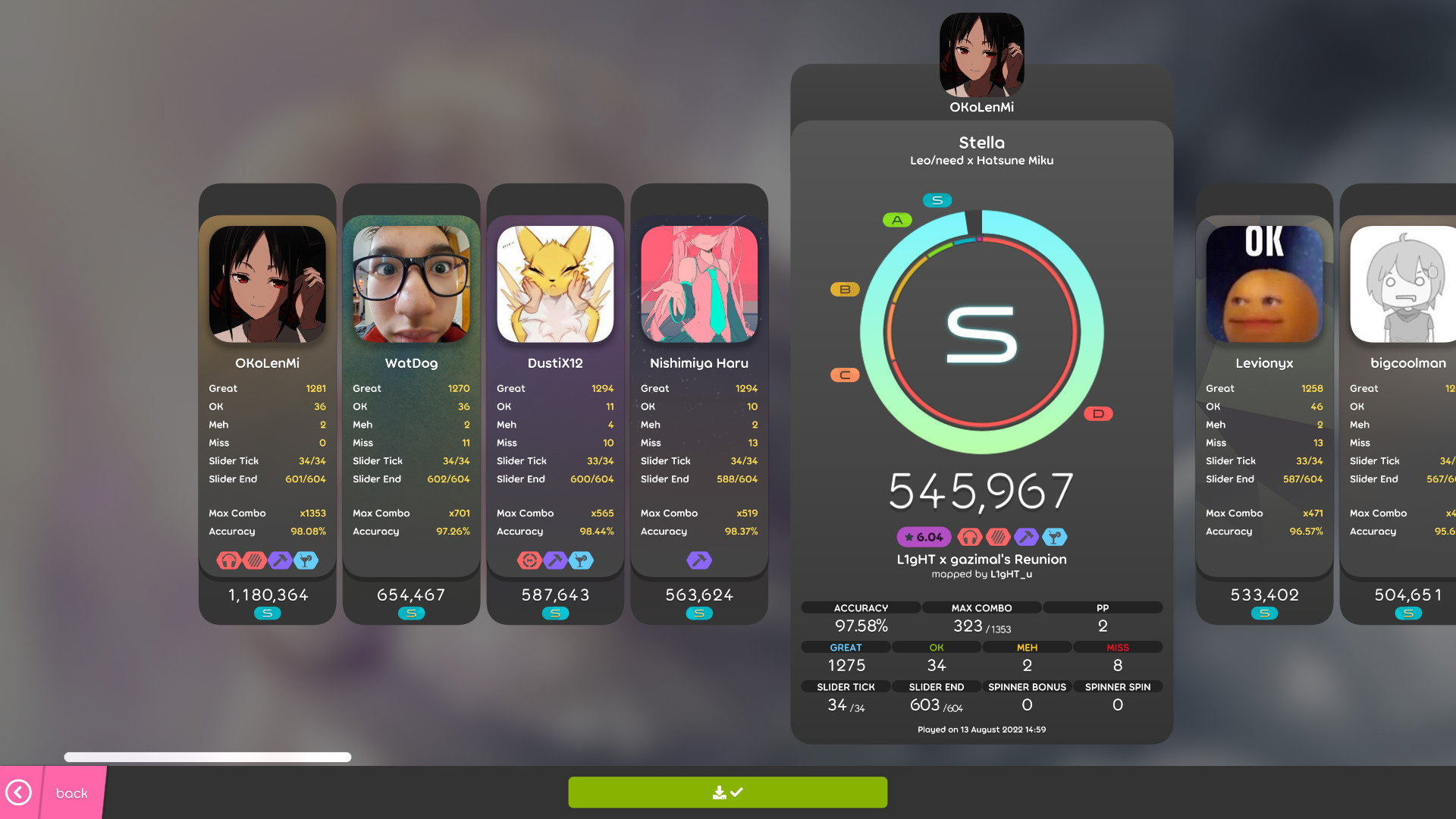 Replay record incorrect (Nightcore +Relax + CircleSize 0) · Issue #19738 · ppy/osu · GitHub