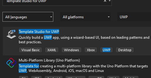 Cannot create C# UWP project · Issue #4511 · microsoft/TemplateStudio ...