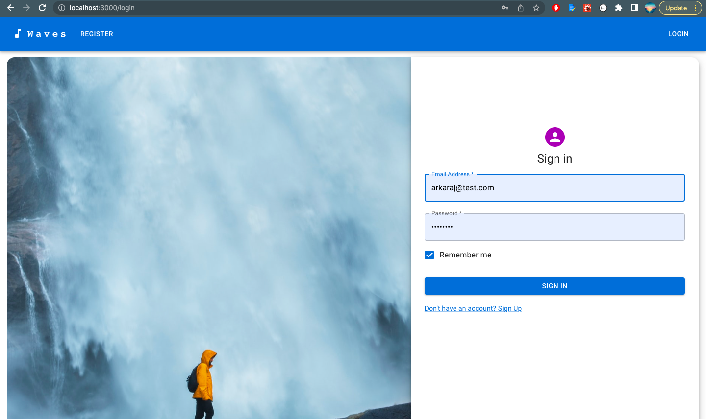GitHub - Arkaraj/Waves: Spotify like Webapp with Simple CRUD operations