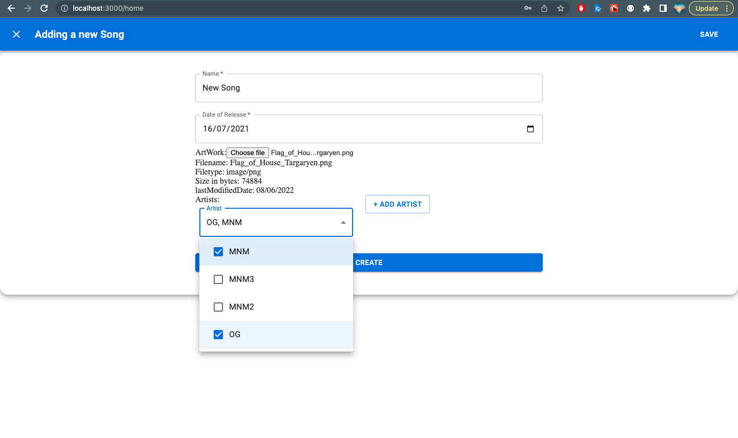 GitHub - Arkaraj/Waves: Spotify like Webapp with Simple CRUD operations