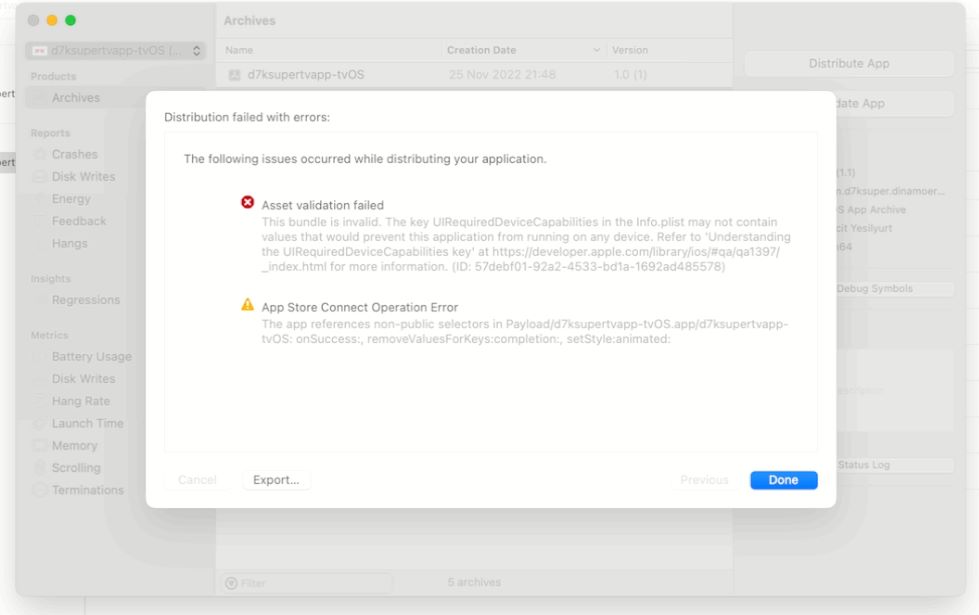 Distributeapp Error React Native Help · Issue 35485 · Facebook React