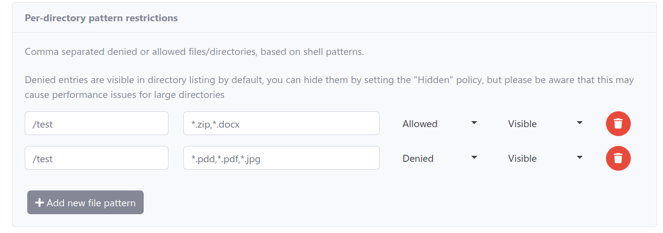 Feature Request: File extension upload restrictions · Issue #916 · drakkan/sftpgo · GitHub