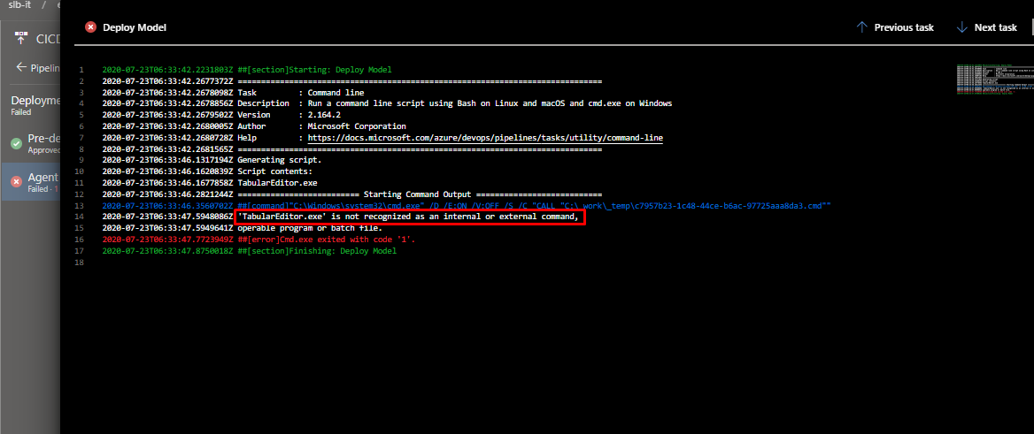 'TabularEditor.exe' is not recognized as an internal or external command, · Issue #543 ...