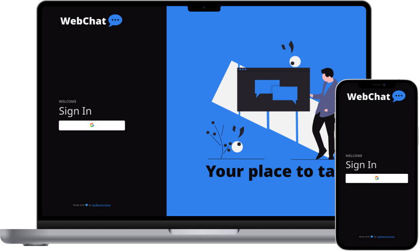 GitHub - guivictorr/webchat: 💬 Real time chat to talk with your friends made with firebase and react