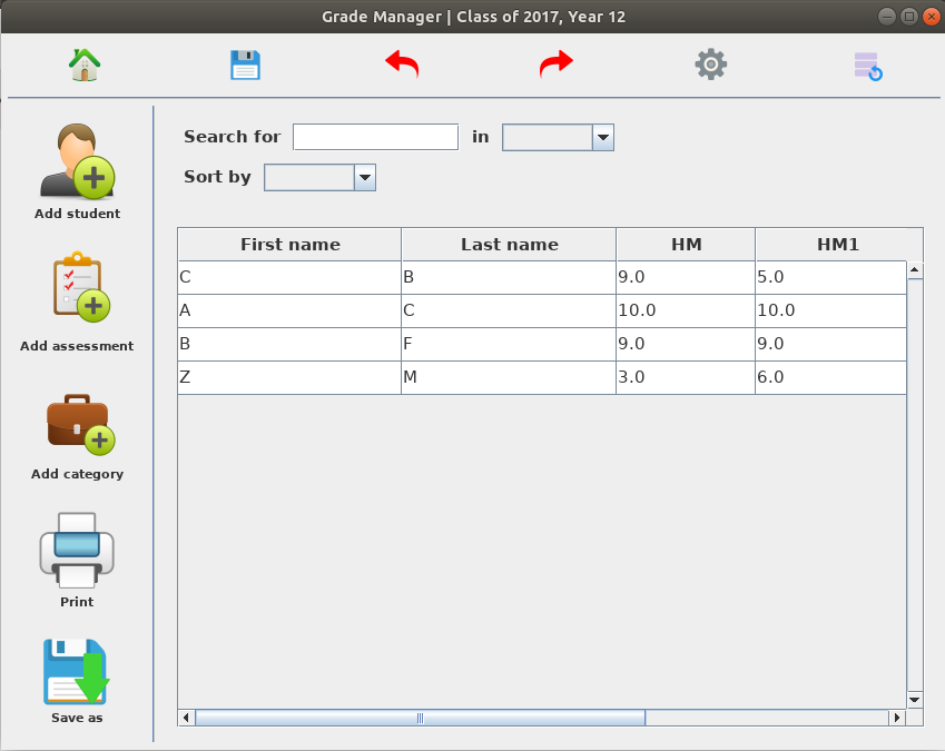 GitHub - aymanmahran/Grades-Manager: Java app to manage assignments and ...