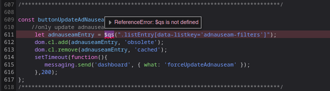 Update button not working as expected for adnauseam.txt · Issue #2387 · dhowe/AdNauseam · GitHub