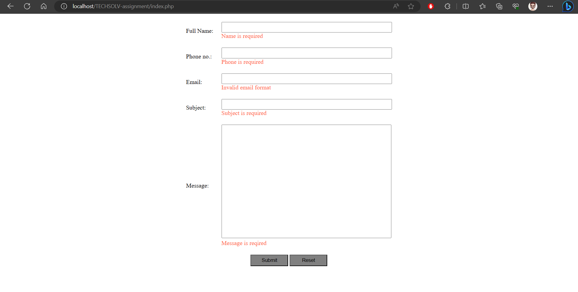 GitHub - akashtripathy/php_assignment_techsolv