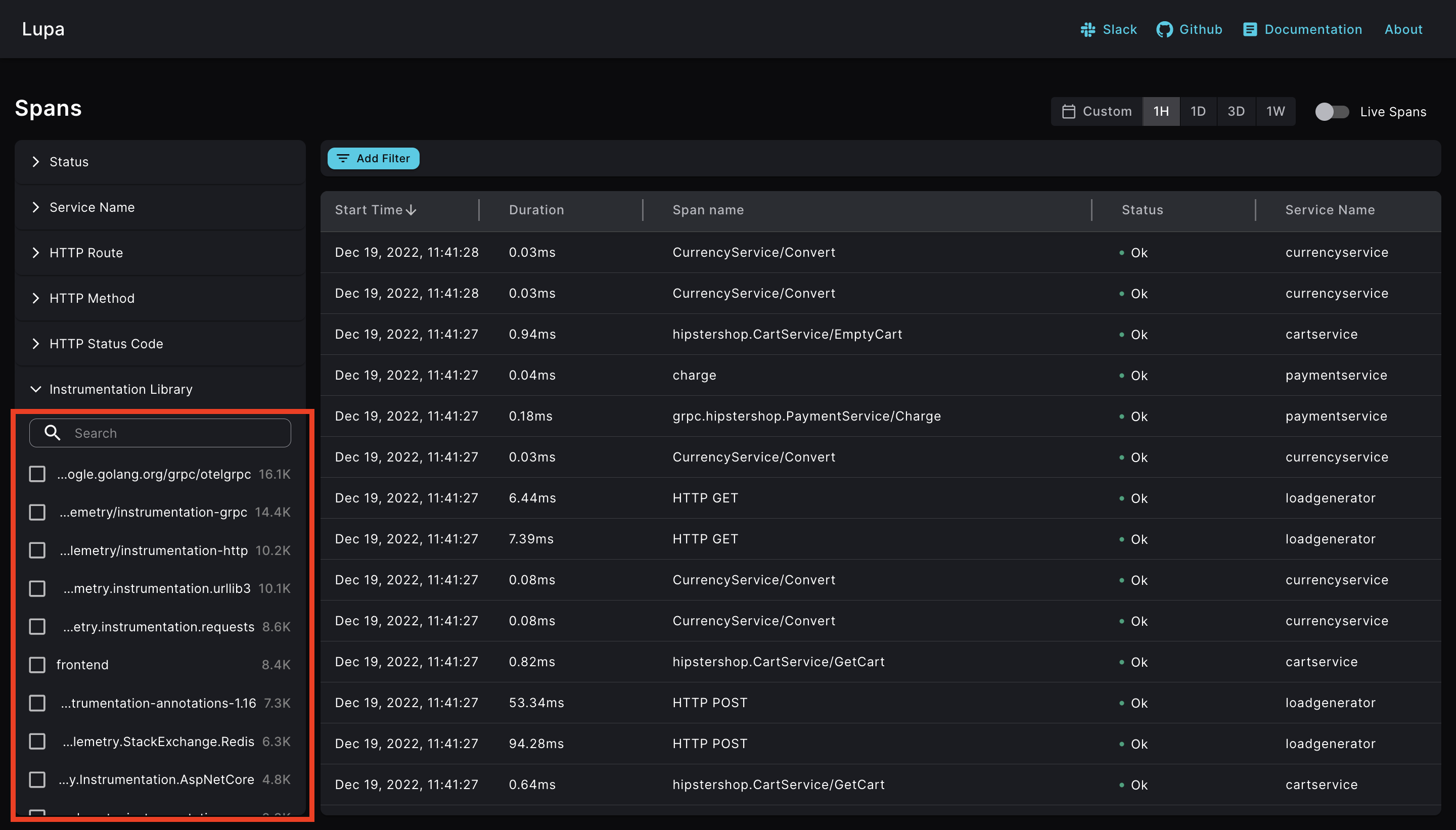 ♻️ Delete Instrumentation Library from Sidebar Filters · Issue #844 · teletrace/teletrace · GitHub