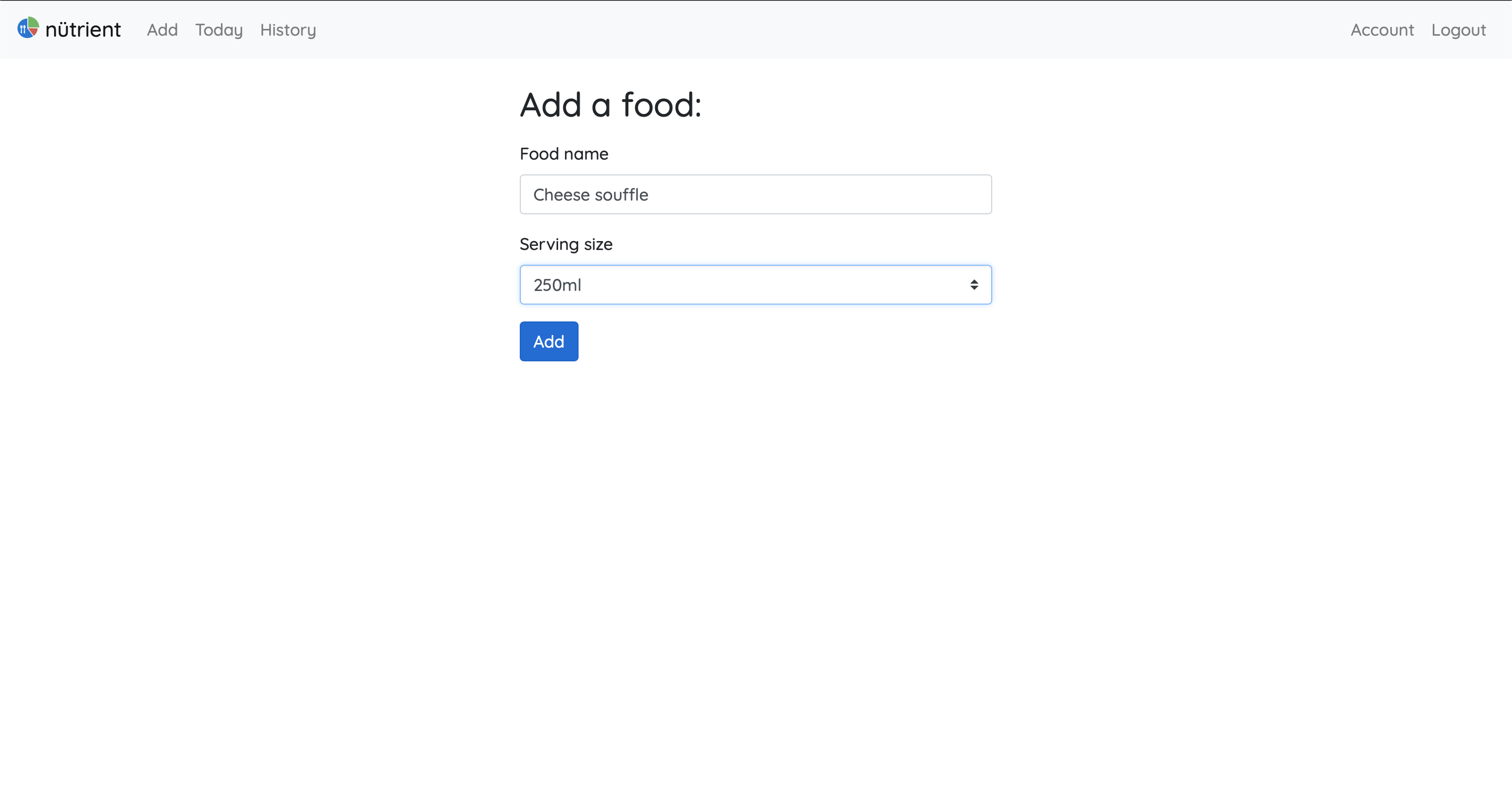 GitHub - rohatgiy/nutrient: Welcome! nütrient is a personal nutrient tracker built using the ...