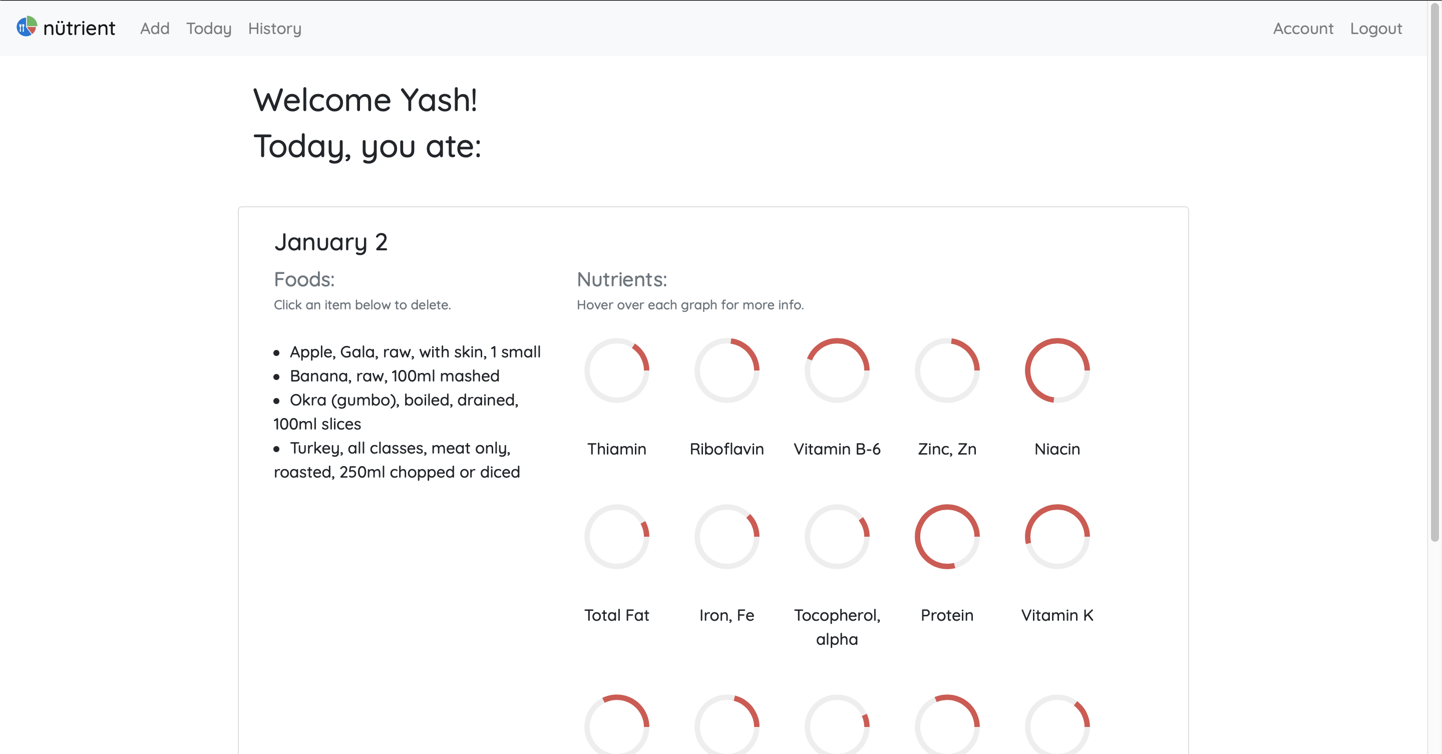 GitHub - rohatgiy/nutrient: Welcome! nütrient is a personal nutrient tracker built using the ...