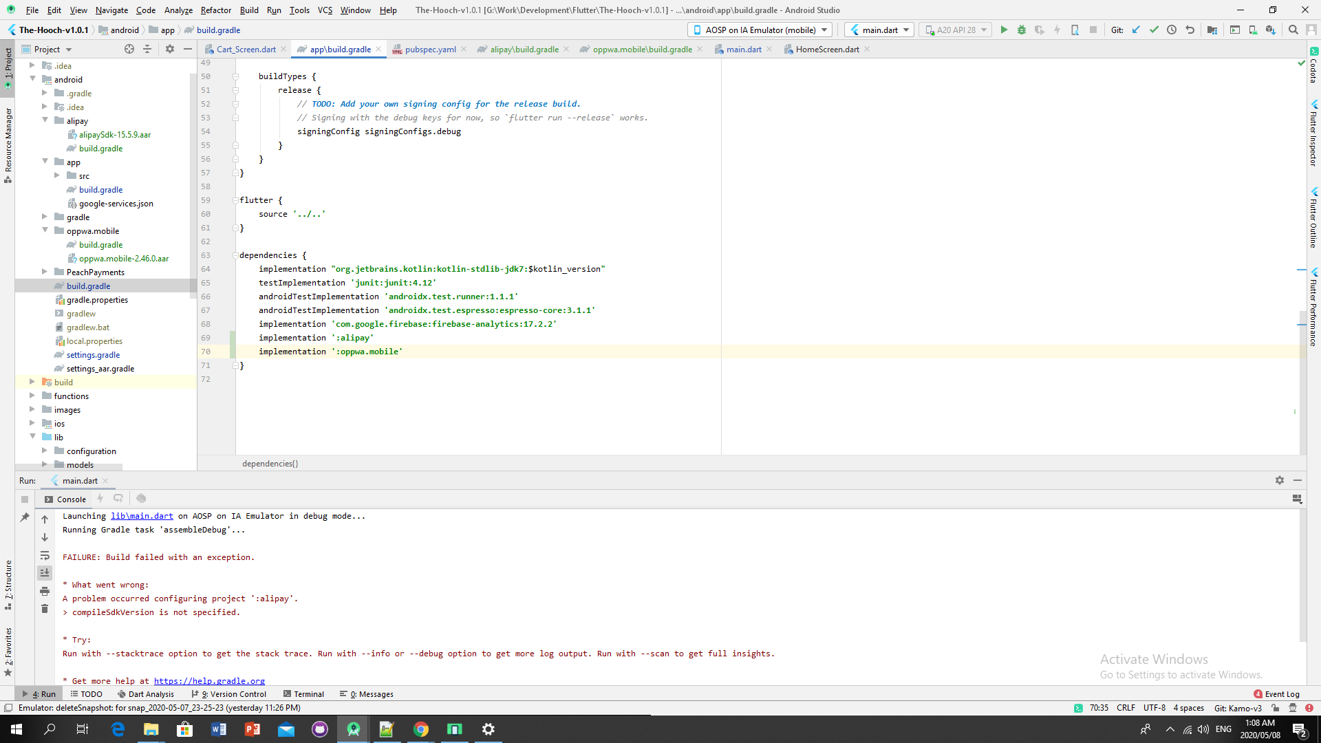 Undefined symbols for architecture x86_64: "_OBJC_CLASS_$_OPPCheckoutProvider" · Issue #2 ...