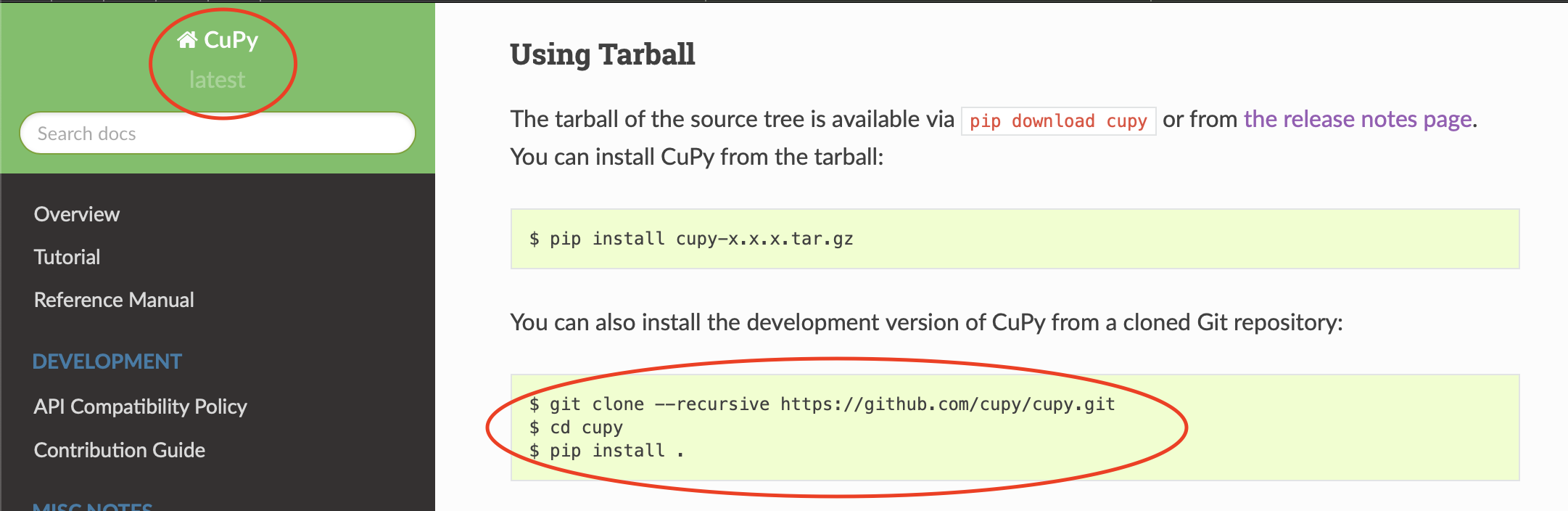 Installing from source - update documentation · Issue #3648 · cupy/cupy · GitHub