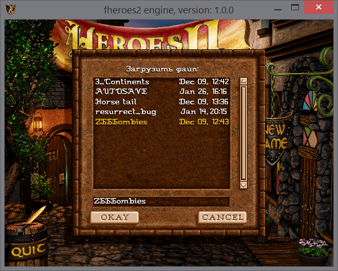 Russian letters in the save window · Issue #6523 · ihhub/fheroes2 · GitHub