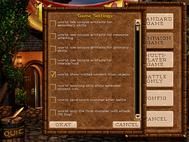 CONFIG Okay/Cancel buttons operation · Issue #1509 · ihhub/fheroes2 ...