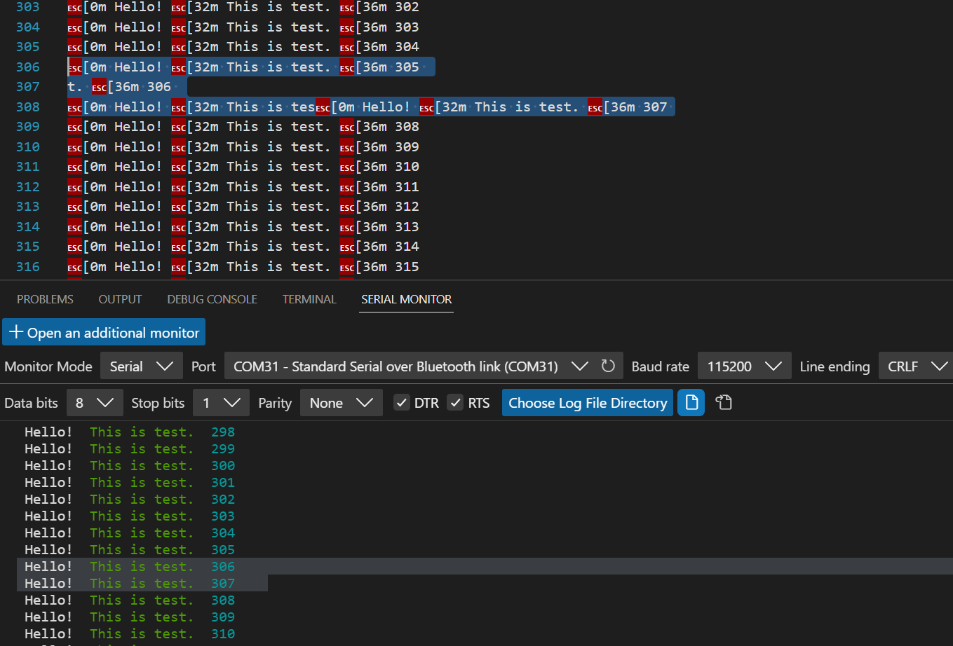 The serial log is strange. The sequence is broken. · Issue #110 · microsoft/vscode-serial ...