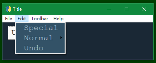 [Bug] Apearance of sg.Menu changed after menu_def updated · Issue #3845 · PySimpleGUI ...