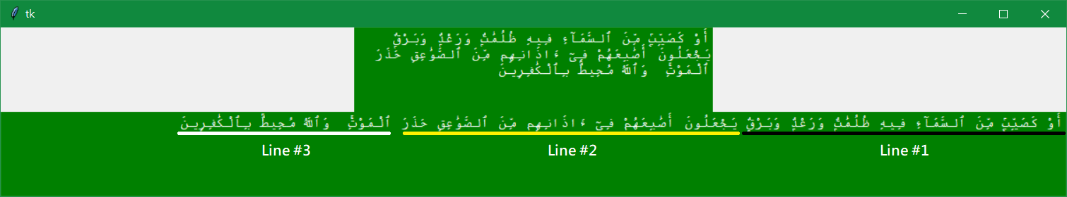 [Question] Arabic string not displayed properly when using window GUI ...
