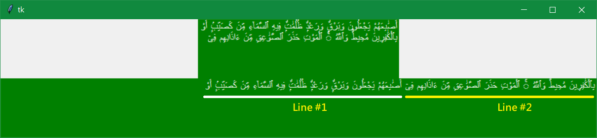 [Question] Arabic string not displayed properly when using window GUI ...