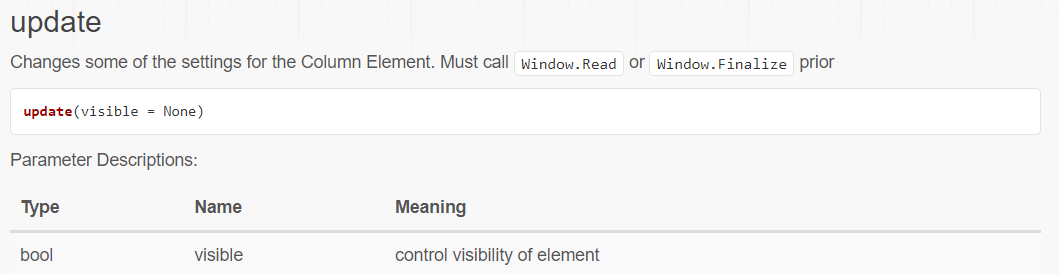 [Bug/Question] sg.Column property can't be Updated ! · Issue #4917 ...