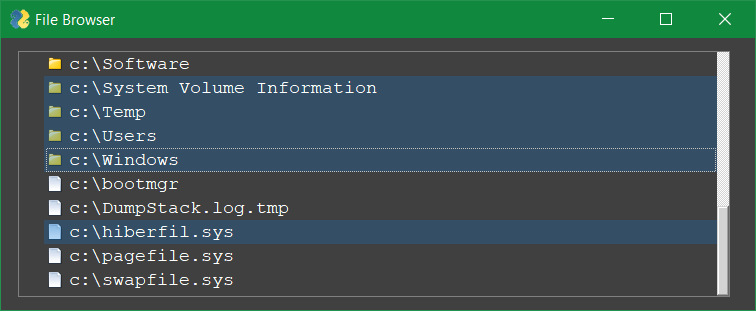 Set Selection Mode And Hide Header Of Tree · Issue 125 · Jason990420 Pysimplegui Solution · Github