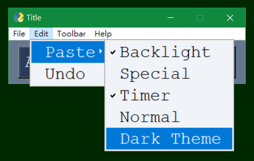 [ Enhancement ] controls for the menu background and text colors · Issue #3591 · PySimpleGUI ...