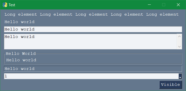 Question - how to make labels invisible - lose ends · Issue #5312 · PySimpleGUI/PySimpleGUI · GitHub