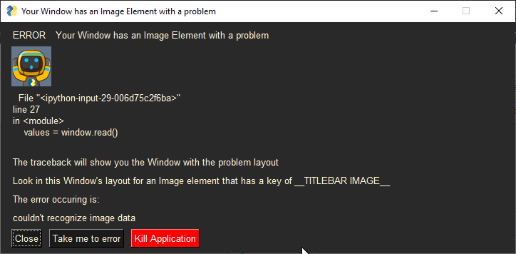 [Question] Custom title bar and icon lead to error "couldn't recognize image data" · Issue #5381 ...