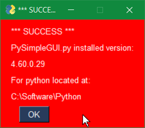 [Question] Failed to upgrade PySimpleGUI from Github · Issue #5572 · PySimpleGUI/PySimpleGUI ...