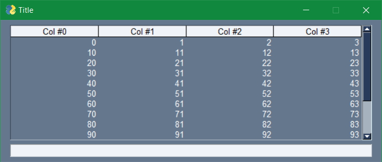 [Bug] col_widths of Table element does nothing · Issue #5607 · PySimpleGUI/PySimpleGUI · GitHub