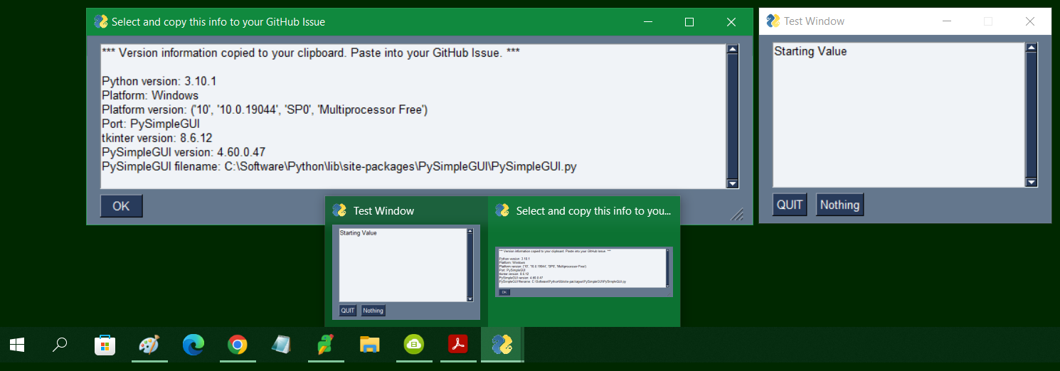 [Bug] Window does NOT render properly intermittently intermittently in ver 4.60.1 (work arounds ...