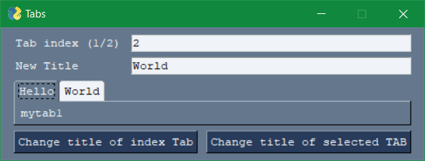 [Enhancement] Update the title of the TAB element in the TabGroup · Issue #5896 · PySimpleGUI ...
