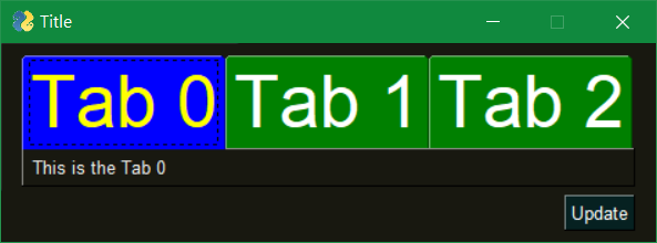 [Enhancement] My problem is... I can not update the tab label font size ...