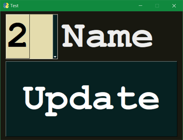 [Bug] Changing the background color of a combobox using update makes the selected text invisible ...