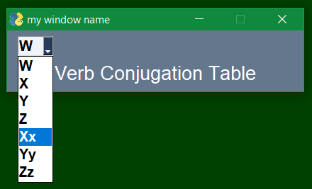 [ Enhancement/Bug/Question] My problem is... I meed a Combo box or ...