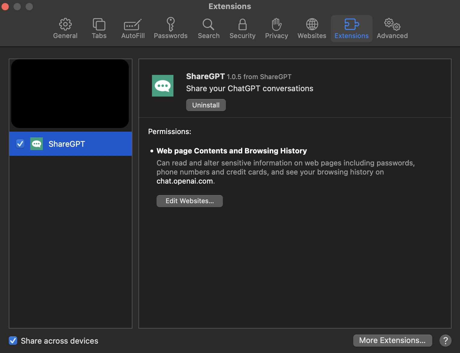 GitHub - choujar/sharegpt-safari: A safari web extensions port of https://github.com ...