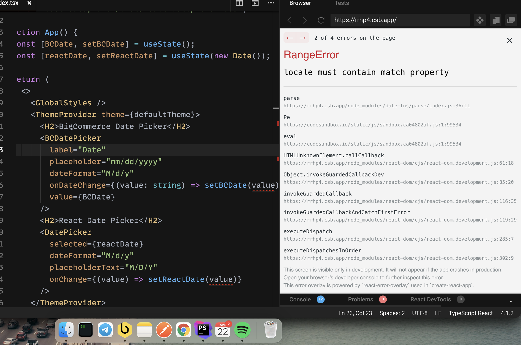 Datepicker component doesn't support manual text entry · Issue #525 · bigcommerce/big-design ...
