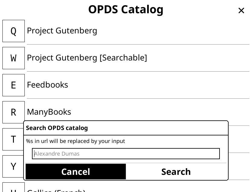OPDS: Parse Open Search Definition for feeds that support it by ajvpot · Pull Request #7380 ...