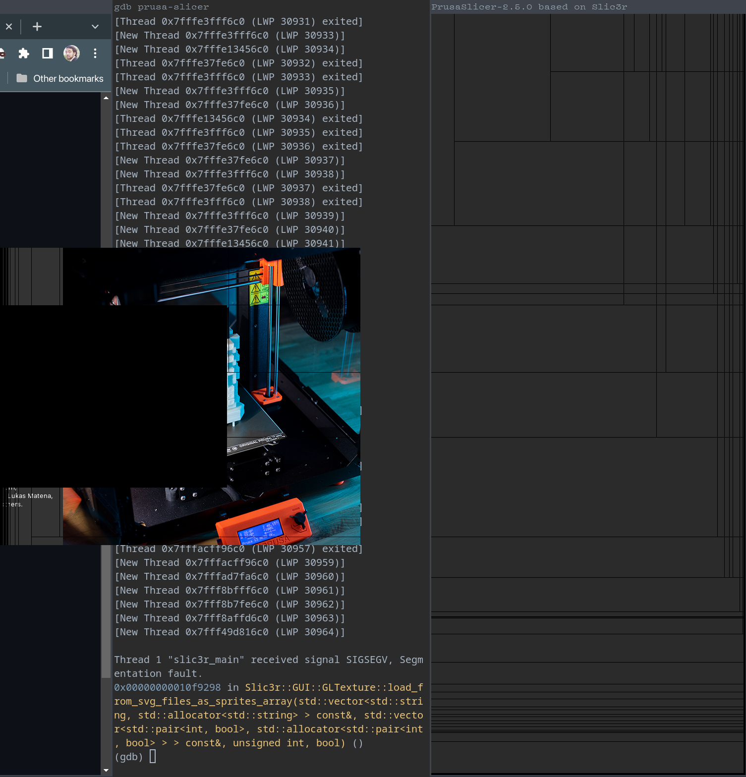 Segmentation fault when the window is too small · Issue #9029 · prusa3d/PrusaSlicer · GitHub