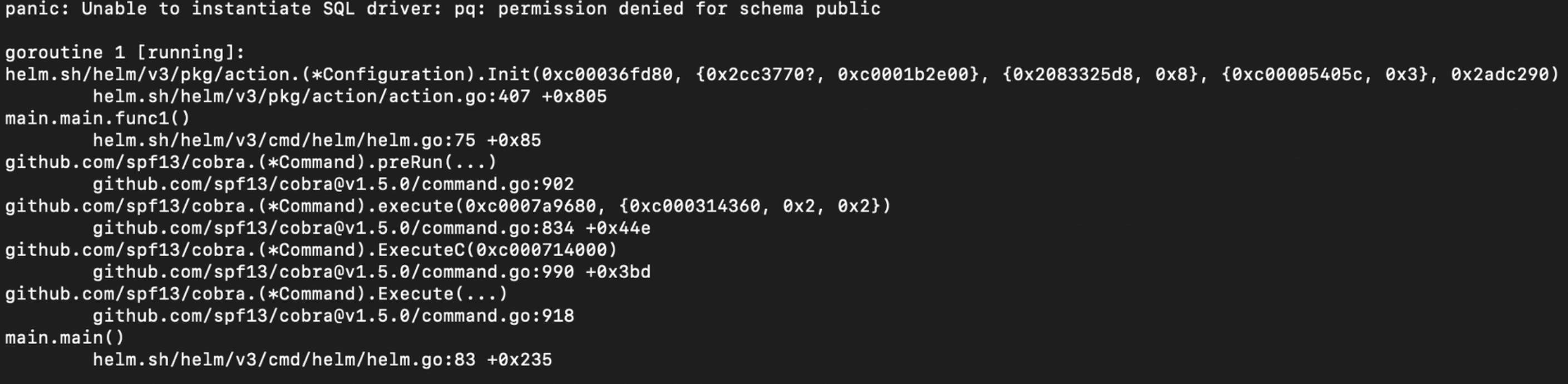Helm works only with owner role with psql · Issue #11970 · helm/helm · GitHub