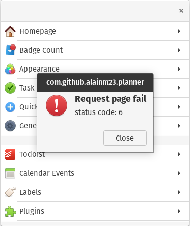 "Network Is Not Available" When trying to connect with Todoist · Issue #645 · alainm23/planify ...
