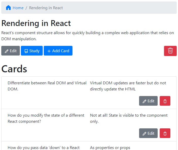 GitHub - KenieB/Project_Flashcards