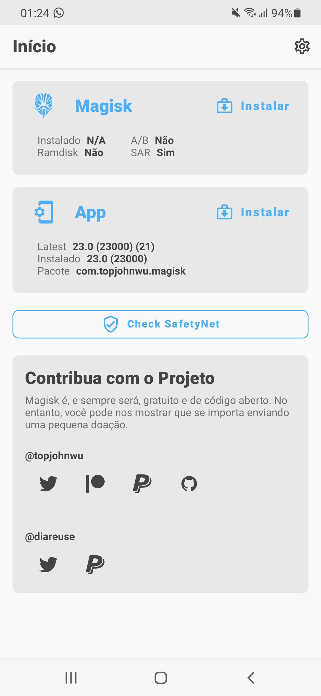 Sm A505gt Perde Root Magisk Ao Reiniciar O Aparelho · Issue 4523 · Topjohnwumagisk · Github