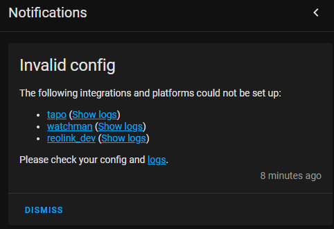 Problem loading certain integrations since 2022.7 update (rollback does not fix) · Issue #2791 ...