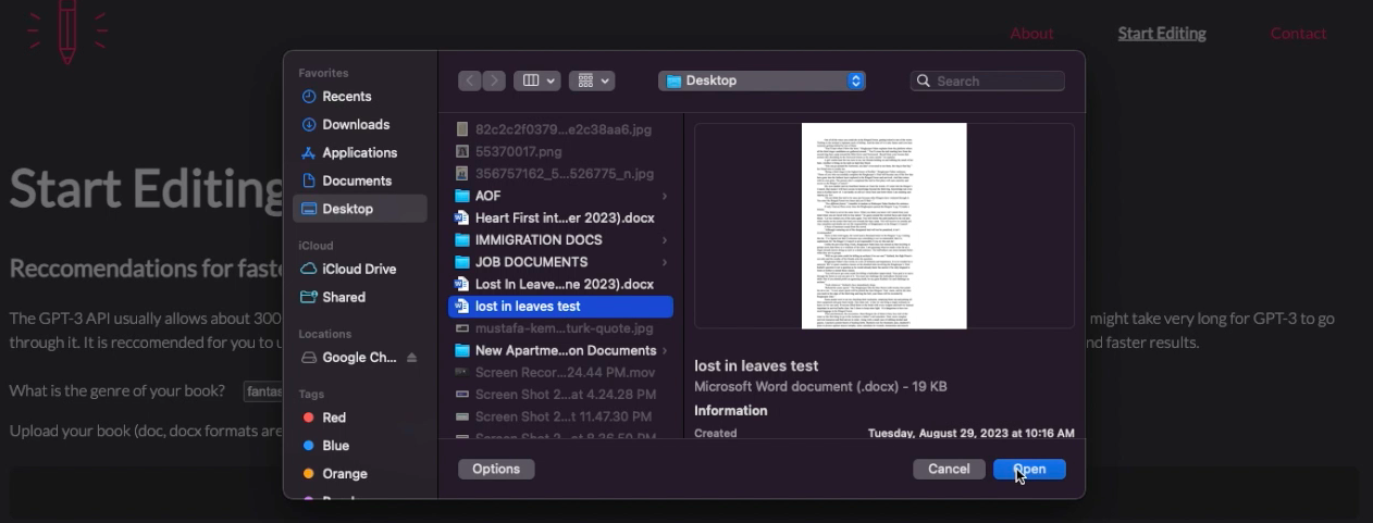 GitHub - leylamemiguven/easy-edit: A book editing application that utilized openAI GPT-3 API to ...