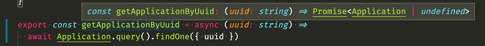 The Type Of The Result Of A Query Seems To Get Lost When Adding Throwifnotfound To It · Issue